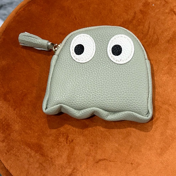 Accessories | Pacman Inspired Ghost Coin Purse Sage Color New | Poshmark